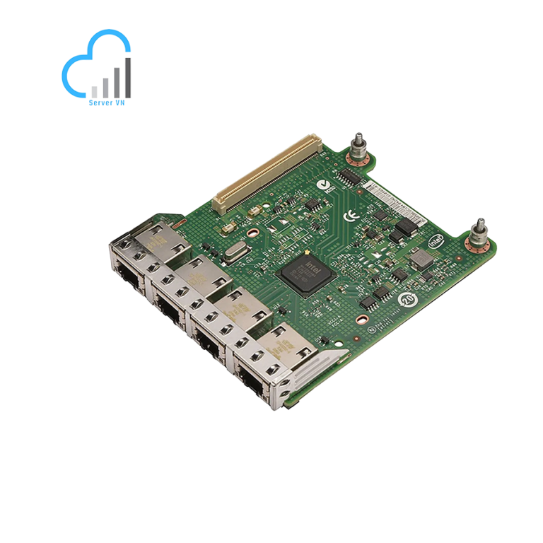 Dell Intel Ethernet i350 Quad Port 1GbE Base-T Adapter PCIe Full Height - MÁY CHỦ VINA