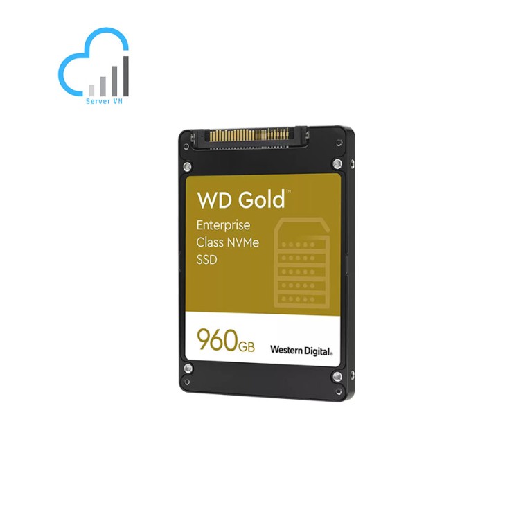 Western Digital WD Gold 960GB U.2 7mm SSD NVME - WDS960G1D0D - MÁY CHỦ VINA