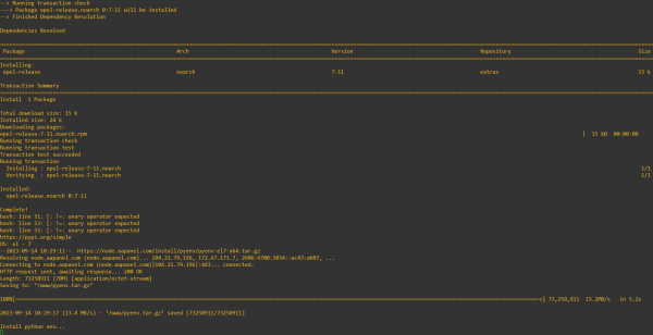 Hướng dẫn cài đặt AAPanel trên Centos 7 - MÁY CHỦ VINA