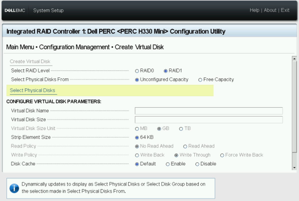 Hướng dẫn cấu hình Raid cho server Dell - MÁY CHỦ VINA