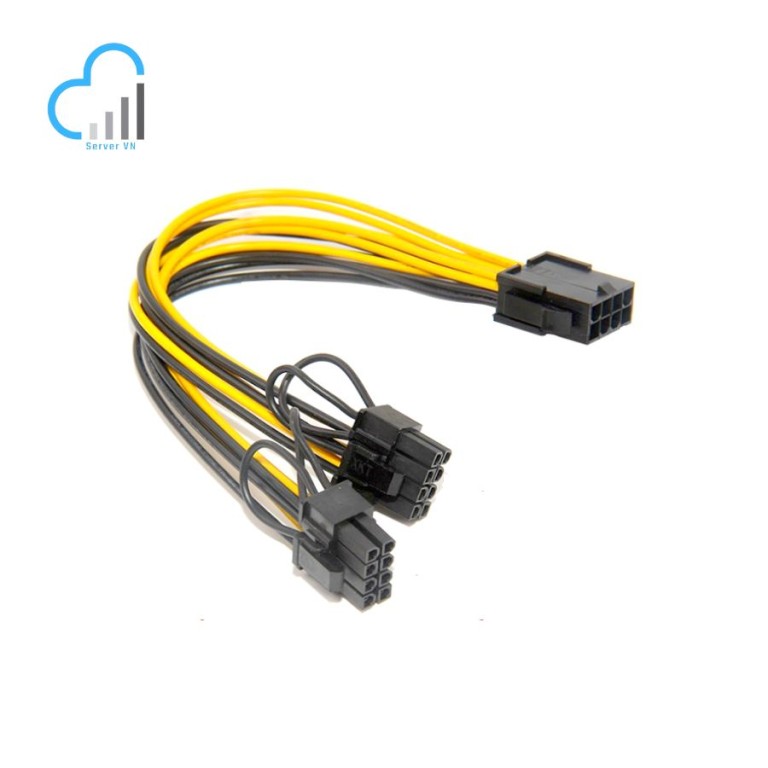 Cáp chuyển nguồn 8-Pin sang 2 đầu 8-Pin PCIe cấp nguồn cho GPU - MÁY ...